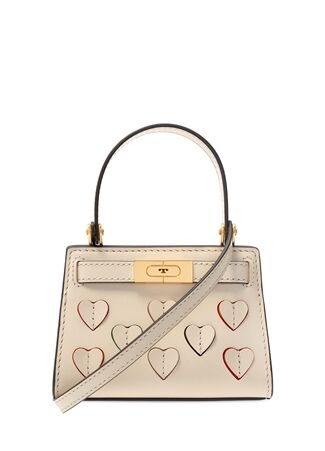 Tory Burch Kadın Lee Radziwill Nano Krem Omuz Çantası Bej EU
