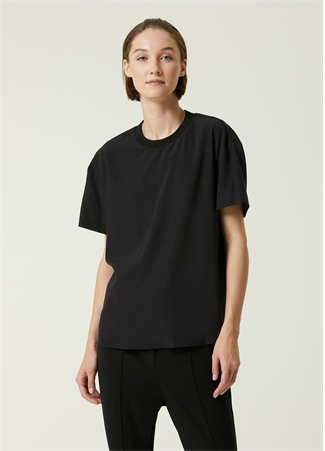 Beymen Collection Kadın Siyah Kısa Kol İpek Bluz 34