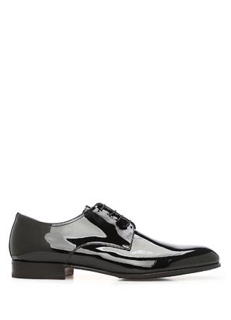 Moreschi Erkek Siyah Rugan Smokin Ayakkabısı 40 EU