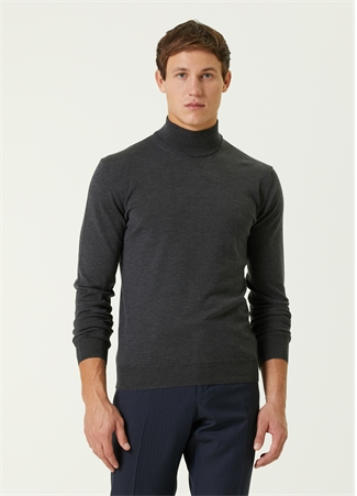 Corneliani Erkek Antrasit Kazak Siyah 56 IT Corneliani Erkek Antrasit Kazak Siyah 56 IT