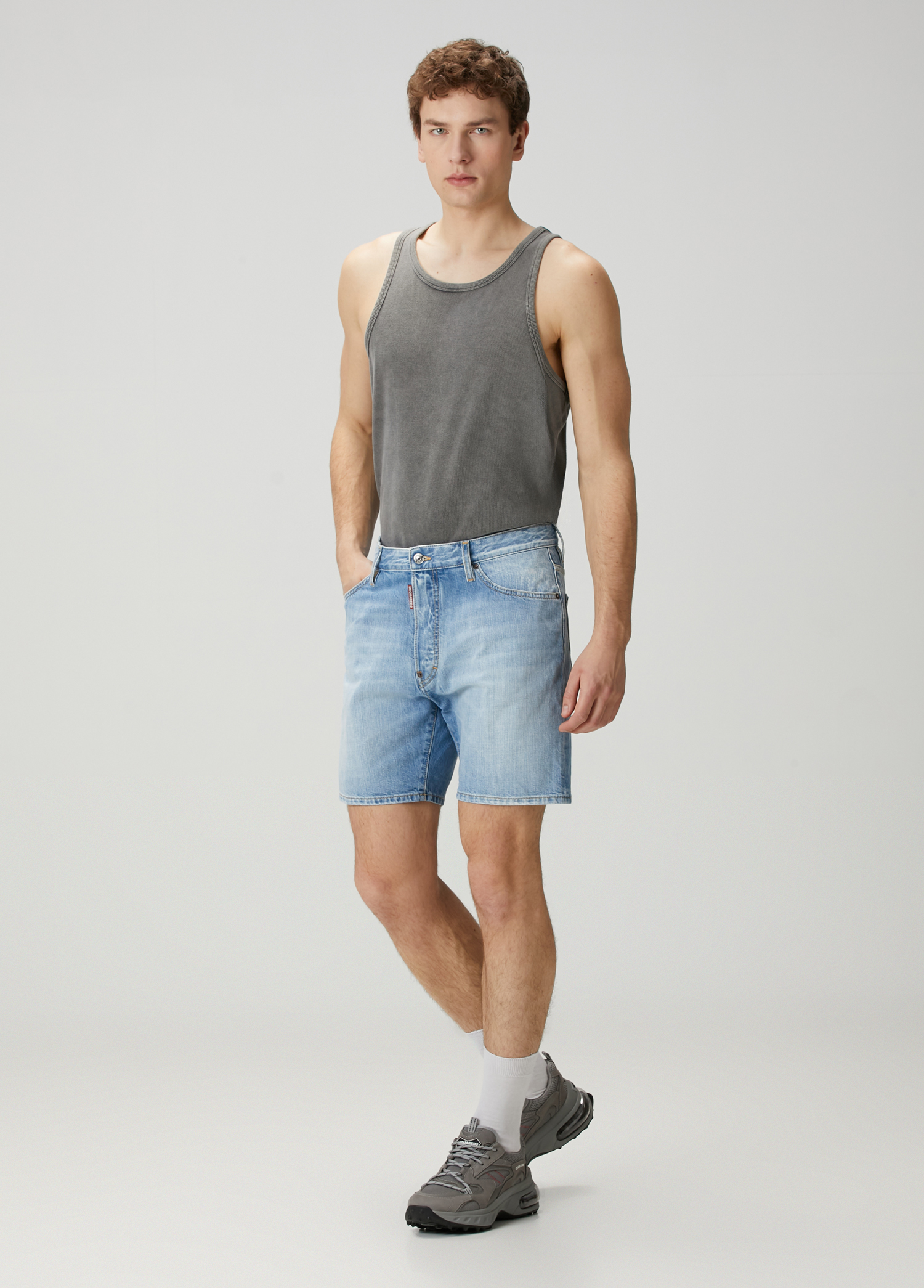 Dsquared2 Mavi Erkek Marine Mavi Denim Bermuda 1669035 | Beymen