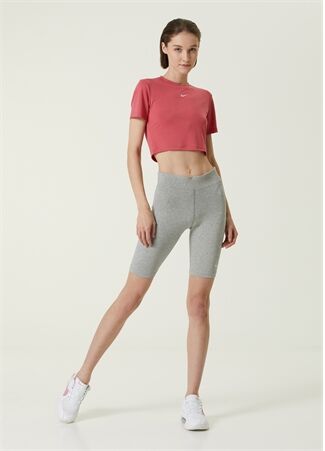 Nike Kadın NSW Gri Biker Şort XS EU