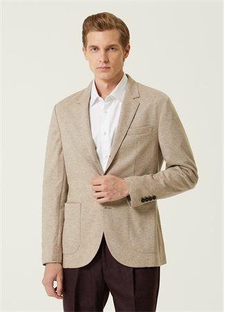 Brunello Cucinelli Erkek Bej Kelebek Yaka Kaşmir Ceket 50 IT Brunello Cucinelli Erkek Bej Kelebek Yaka Kaşmir Ceket 50 IT