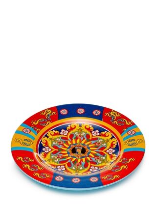 Lamart Mediterrano Colorblocked Melamin Tabak Çok Renkli Lamart Mediterrano Colorblocked Melamin Tabak Çok Renkli