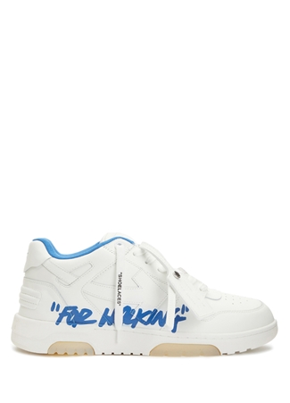 Off-white Erkek Beyaz Mavi Logolu Deri Sneaker 39 Eu Off-white Erkek Beyaz Mavi Logolu Deri Sneaker 39 Eu