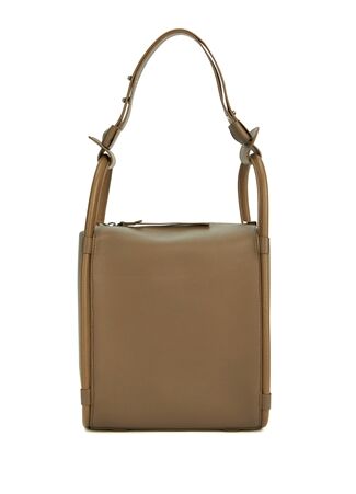 Bonastre Kadın Vizon Deri Çanta Bej EU