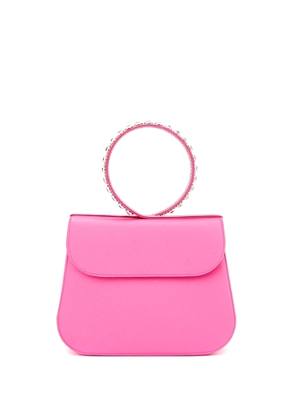 Renaud Pellegrino Kadın Gina Strass Şeftali Abiye Çanta Pembe Eu