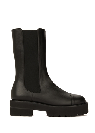 Stuart Weitzman Kadın Siyah Deri Bot 36.5 EU Stuart Weitzman Kadın Siyah Deri Bot 36.5 EU