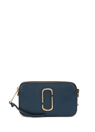 Marc Jacobs (The) Kadın The Snapshot Lacivert Deri Omuz Çantası EU