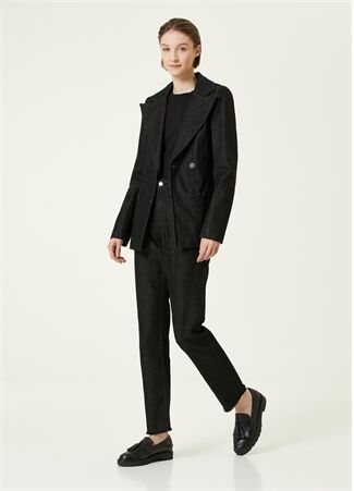 Beymen Kadın Siyah Boru Paça Jean Pantolon 36 EU