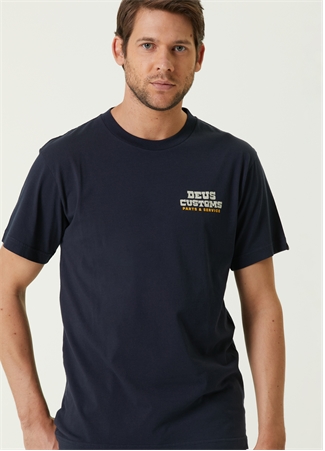 Deus Ex Machina Erkek Lacivert Logo Baskılı T-shirt XS EU Deus Ex Machina Erkek Lacivert Logo Baskılı T-shirt XS EU