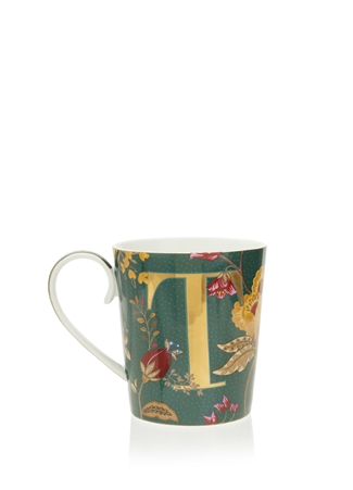Pip Studio Yeşil Harfli Porselen Mug Pip Studio Yeşil Harfli Porselen Mug