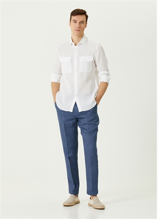 Brunello Cucinelli Erkek Pantolon Lacivert 46 It Brunello Cucinelli Erkek Pantolon Lacivert 46 It