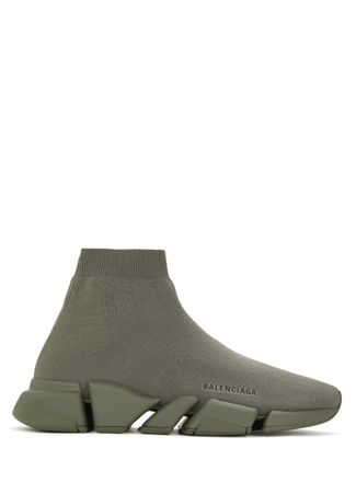 Balenciaga Erkek Speed 2 Haki Sneaker 42 EU Balenciaga Erkek Speed 2 Haki Sneaker 42 EU