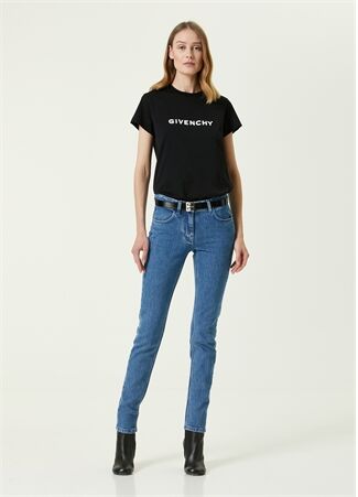 Givenchy Kadın Slim Fit Mavi Jean Pantolon 26 US
