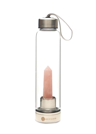 Great Loom Pembe Kuvars Taşlı Çakra Kristalli 5 Ml Su Şişesi Eu Great Loom Pembe Kuvars Taşlı Çakra Kristalli 5 Ml Su Şişesi Eu