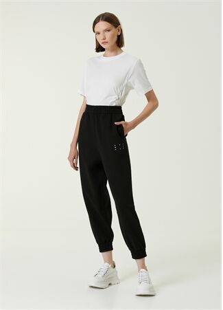 MCQ Kadın Siyah Yüksek Bel Eşofman Altı S EU