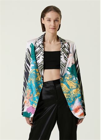 Jaquette Kadın Bella Gigi Desenli Ceket S EU Jaquette Kadın Bella Gigi Desenli Ceket S EU