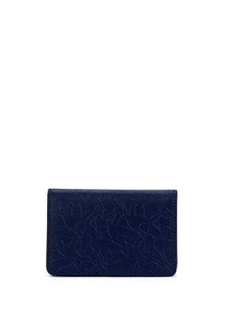 Beymen Club Erkek Lacivert Monogram Kuş Baskılı Deri Cüzdan EU Beymen Club Erkek Lacivert Monogram Kuş Baskılı Deri Cüzdan EU