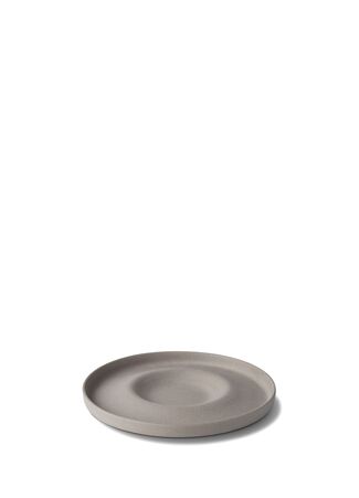 Esma Dereboy Taş Seramik Kahve Tabağı Gri