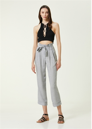 Muse For All Kadın Penn Gri Pilili Yüksek Bel Pantolon 34 Eu Muse For All Kadın Penn Gri Pilili Yüksek Bel Pantolon 34 Eu
