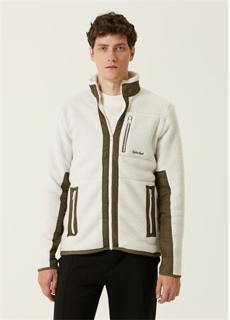 Timberland Erkek Beyaz Dik Yaka Garnili Polar Mont L EU Timberland Erkek Beyaz Dik Yaka Garnili Polar Mont L EU