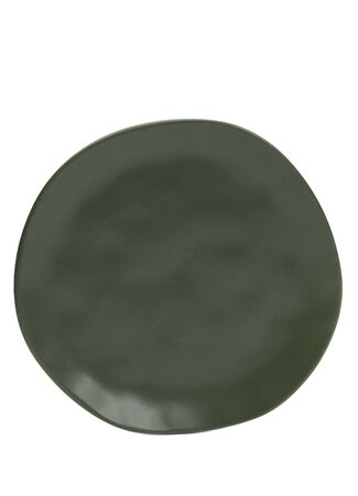 Beymen Hediye Haki Seramik Pasta Tabağı Yeşil