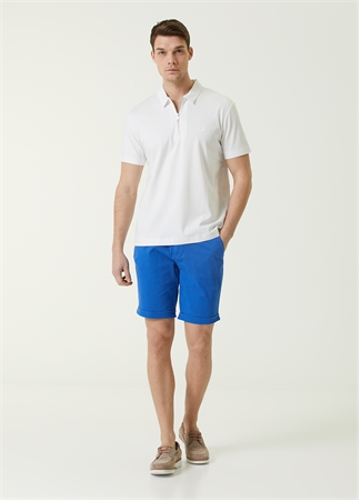 Beymen Club Erkek Slim Fit Lacivert Normal Bel Twill Şort Mavi 46 Beymen Club Erkek Slim Fit Lacivert Normal Bel Twill Şort Mavi 46