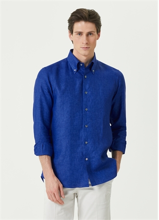 Fray Erkek Gömlek Lacivert 40 It