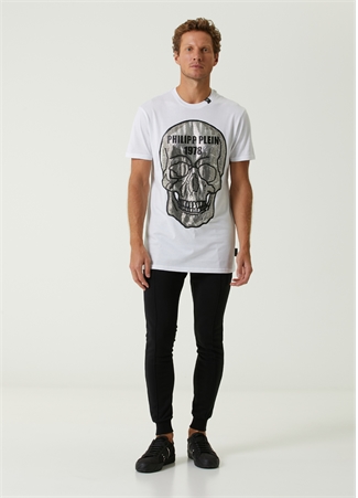 Philipp Plein Erkek Siyah Logo Detaylı Jogger Eşofman L EU Philipp Plein Erkek Siyah Logo Detaylı Jogger Eşofman L EU