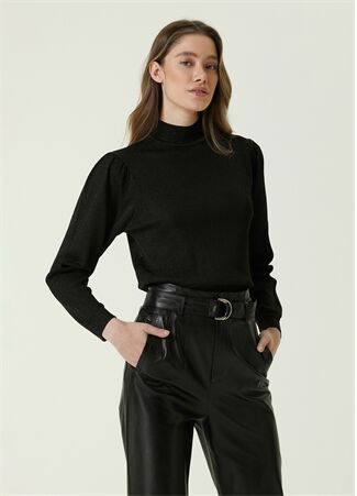 Network Kadın Slim Fit Siyah Kazak S EU