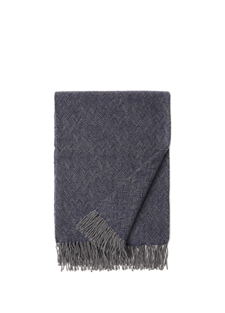 Missoni Home Yoda Lacivert Desenli Yün Throw Missoni Home Yoda Lacivert Desenli Yün Throw