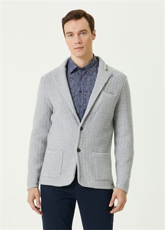 Hemington Erkek Chris Gri Kaşmir Ceket L EU