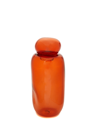 Helle Mardahl Bon Mega Kırmızı Turuncu Cam Obje Helle Mardahl Bon Mega Kırmızı Turuncu Cam Obje