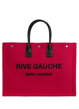 Kadın Rive Gauche Şeftali Alışveriş Çantası Pembe EU