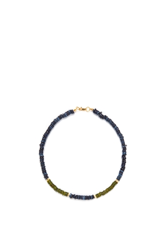 Chasing Pieces Kadın İro Boncuklu Altın Rengi Kaplama Kolye Mavi EU Chasing Pieces Kadın İro Boncuklu Altın Rengi Kaplama Kolye Mavi EU