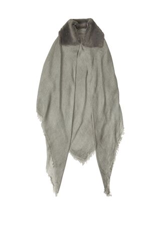 Gaynor Kadın Gri Yaka Detaylı Şal EU Gaynor Kadın Gri Yaka Detaylı Şal EU