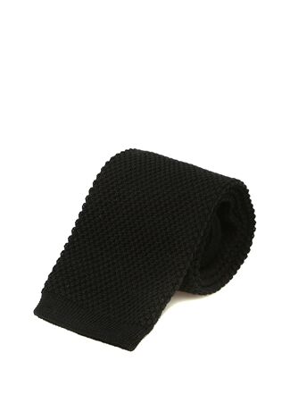 Beymen Collection Erkek Siyah Dokulu Kravat EU IT
