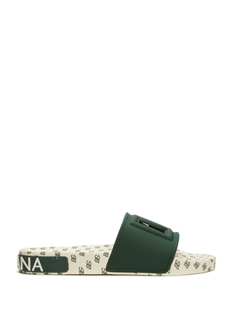 Dolce&gabbana Erkek Haki Krem Logolu Terlik 40 Eu Dolce&gabbana Erkek Haki Krem Logolu Terlik 40 Eu