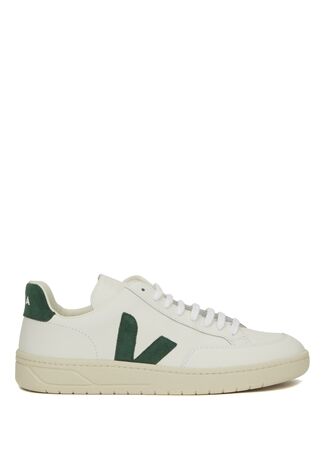 Veja Erkek V 2 Beyaz Yeşil Deri Sneaker 4 EU