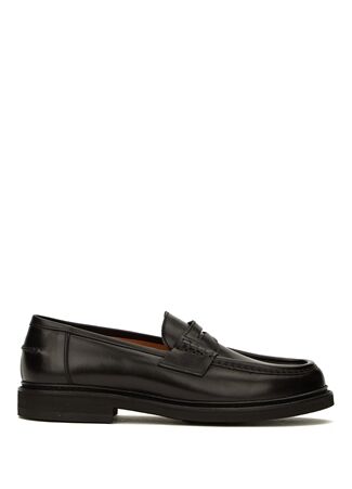 Berwick 707 Erkek Siyah Deri Loafer 5 UK