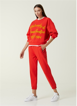 Philosophy di Lorenzo Serafini Kadın EŞOFMAN Kırmızı S EU