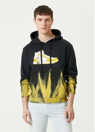 8-Bit by Mhrs Erkek SWEATSHIRT Siyah XS EU