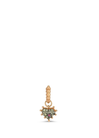 Collection-Selda Jewellery Kadın Kalp Detaylı Taşlı Altın Rengi Küpe EU Collection-Selda Jewellery Kadın Kalp Detaylı Taşlı Altın Rengi Küpe EU