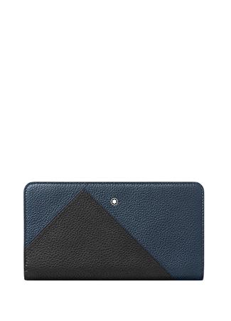 Montblanc Meisterstück Geometry Lacivert Deri Cüzdan Siyah EU Montblanc Meisterstück Geometry Lacivert Deri Cüzdan Siyah EU