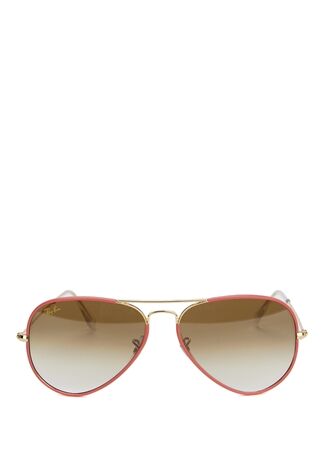 Ray-Ban Gold Kırmızı Güneş Gözlüğü 58 EU