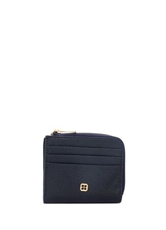 Beymen Hediye Kadın Lacivert Dokulu Deri Kartlık EU