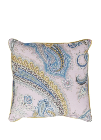 Etro Home Pembe Gri Karışık Desenli 45x45 Dekoratif Yastık Etro Home Pembe Gri Karışık Desenli 45x45 Dekoratif Yastık