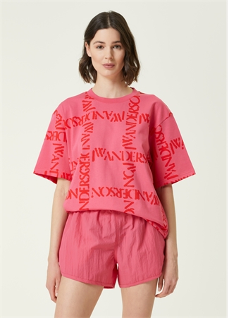 Jw Anderson Kadın Tshirt Pembe S Eu Jw Anderson Kadın Tshirt Pembe S Eu
