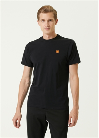 Kenzo Erkek Siyah Logo Patchli T-shirt S EU